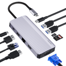 Bestor 10-in-1 USB C Hub | High-Speed & Durable Hub with 4K Support