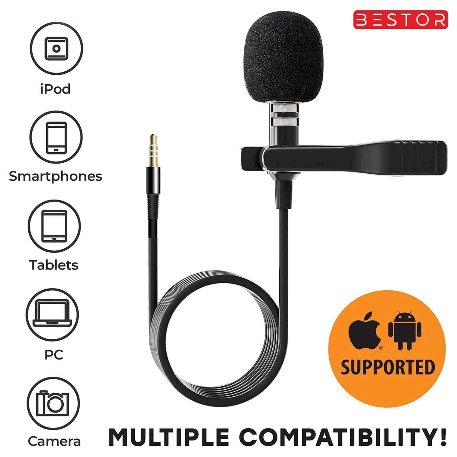 Bestor Voice Professional Dynamic Lapel Collar Mic | Budget-Friendly ...