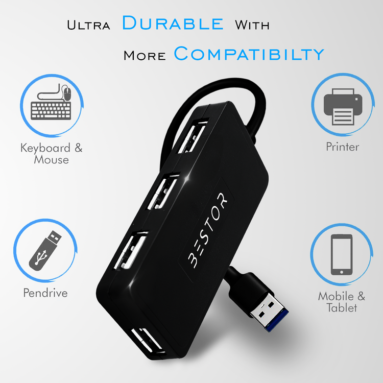 4 Port USB Hub – Bestor